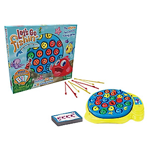 Pressman 58 Let's Go Fishin' Combo Game, Includes Go Fish Card Game