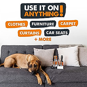 Mighty Paw Pet Hair Roller (5 Lint Roller Refills) | Extra Sticky Lint Rollers for Pet Hair. Travel Pet Lint Roller. Pet Hair Remover for Clothes, Pet Fur Remover. Dog Hair Remover for Couch Furniture