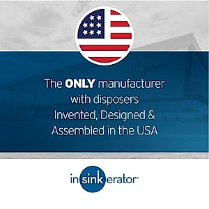 InSinkErator Garbage Disposal, Badger 1, Standard Series, 1/3 HP Continuous Feed, Black, Waterborne Grey Enamel