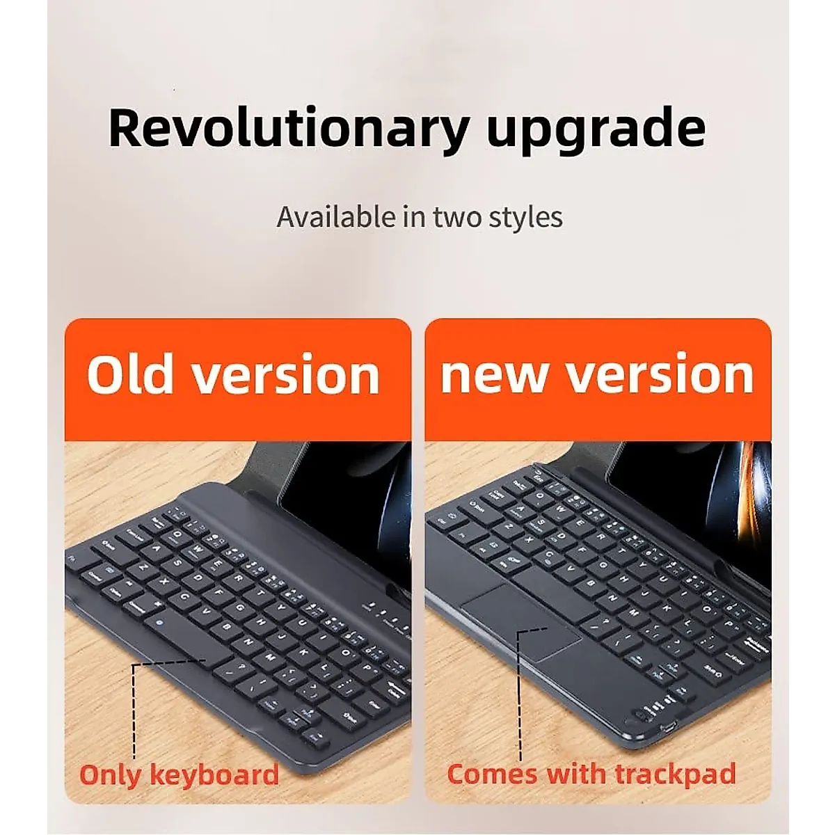 BAILI Z Fold 4 Keyboard Case with Bluetooth Keyboard Wirelessly Connects,Bluetooth Keyboard with Central Touchpad Built-in S Pen Slot & Collapsible Kickstand for Samsung Galaxy Z Fold5/4/3/2/1-Black
