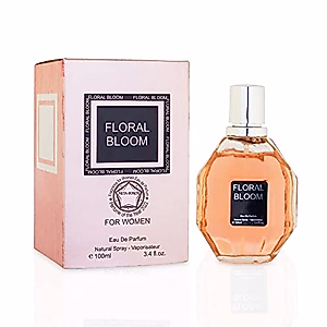 META-BOSEM Floral Bloom, Women Perfume Eau de Parfum Natural Spray Fragrance - Fresh Floral Scent - Flowery Vanilla Notes - Holiday Gift - for All Day Use - a Classic Bottle, 3.4 Fluid Ounce/100Ml