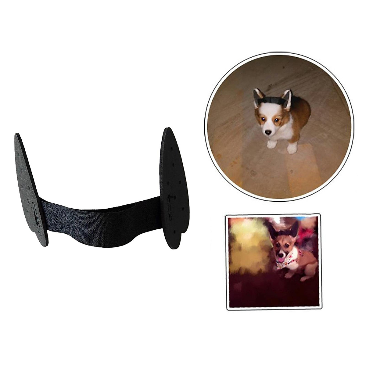 Gazechimp 2X Puppy Ear Support Tools, Dog Ear, Ear Care, Ear Sticker Ear Pet for Small Medium Large Horse German