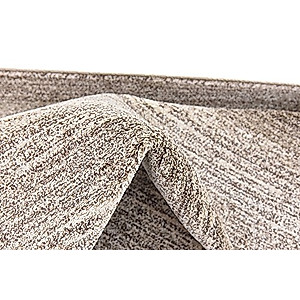 Unique Loom Del Mar Collection Area Rug-Transitional Inspired with Modern Contemporary Design, 10' 0 x 13' 0 Rectangular, Beige/Tan