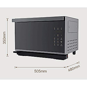 CZDYUF Digital Countertop Toaster Oven,Steaming and Baking Large Capacity 28L,Black