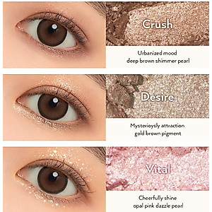 UNLEASHIA Glitterpedia Eye Shadow Palette|Point Makeup Vegan|Korean Cosmetics|Daily|matte|glitter|shimmer|pearl|daily|party|sparkling… (NO.1 All of Glitter)