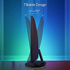 Fiodio 24" Curved 75Hz Refresh Rate Computer Monitor Full HD 1080P HDMI VGA Ports with Speakers, VESA Wall Mount Ready (HDMI Cable Included)