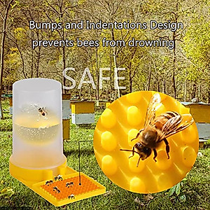 5 Pack Bee Feeder, Bee Feeders for Outside Beehive Beekeeping Water Dispenser Bee Waterer Feeder Bee Watering Station