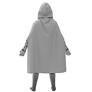 Maturead Kids Costume 2024 Halloween Party Cosplay Outfits Jumpsuit Hooded Cloak for Boys
