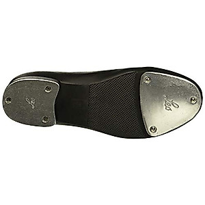 Leo womens Jazz Tap Dance Shoe, Black, 8 Medium US