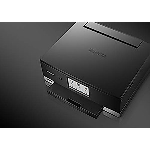 Canon TS8220 Wireless All in One Photo Printer with Scannier and Copier, Mobile Printing, Black, Works with Alexa