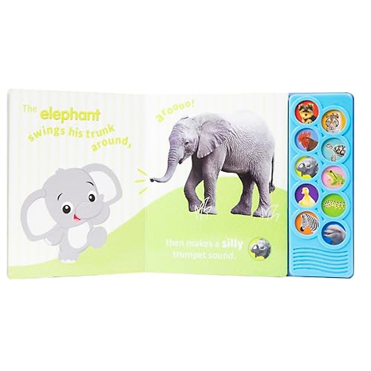 Baby Einstein - Amazing Animals 10-Button Sound Book - PI Kids (Play-A-Sound)