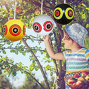 SENGTONG Inflatable Bird Bird Reflective Patch Eye with Reflective Ball PVC Eyeball Patio Lawn & Garden Cockroach Sticky (Multicolor, One Size)