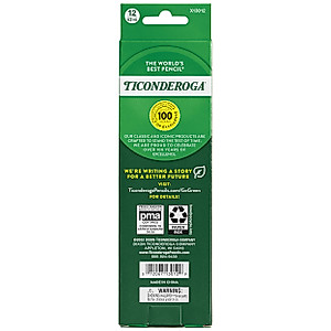 Ticonderoga My First Tri-Write Wood-Cased Pencils, Neon Colors, 12 Count (X13012)