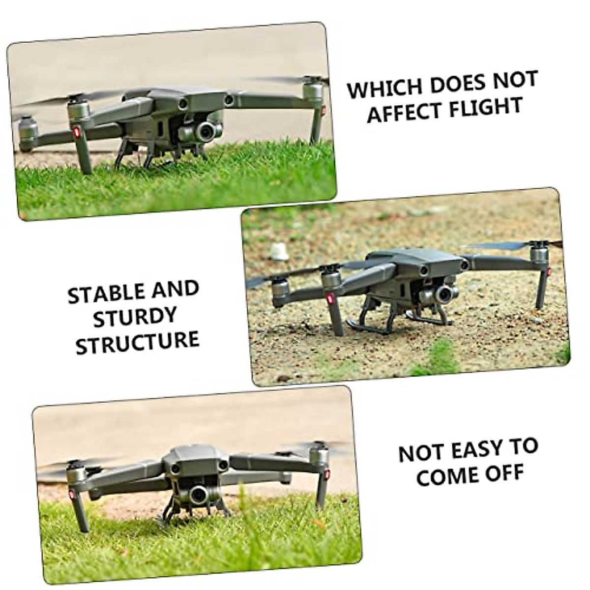 ibasenice Drone Stand Remote Control Toy Folding Bracket Rc Toys Drone Heightened Bracket Quadcopter Kit Drone Landing Stand Height Extender for Drone Aircraft Leggings Supplies Propeller