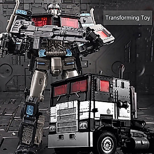 QCKJ Car Deformation Robots Toys,Alloy Action Figures for Boy 5-12,Transformed into Toy Cars