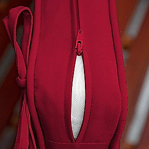 Arden Selections Outdoor Bench Cushion 18 x 46, Caliente Red