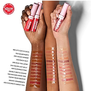 COVERGIRL Clean Fresh Yummy Gloss – Lip Gloss, Sheer, Natural Scents, Vegan Formula - Sugar Poppy