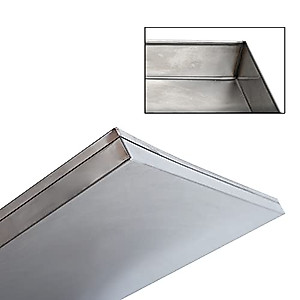 Confote 23.6"x17.6" Stainless Steel Replacement Tray for Dog Crate, Chew-Proof and Crack-Proof