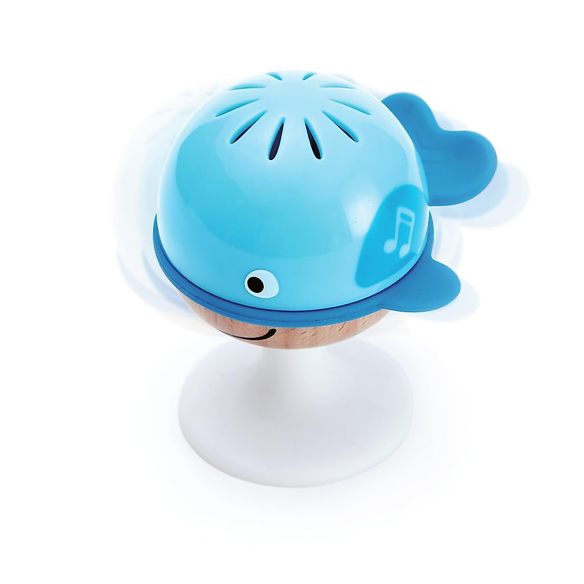 Hape Put-Stay Rattle Set | Three Sea Animal Suction Rattle Toys, Baby Educational Toy Set