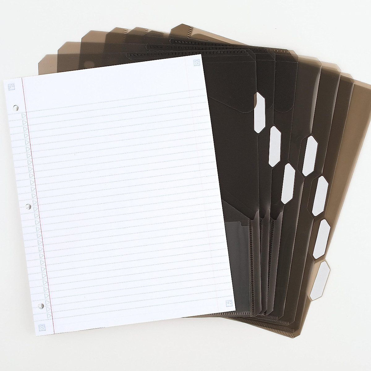 Five Star Flex Hybrid NoteBinder, 1-1/2 Inch Binder with Tabs, Notebook and 3-Ring Binder All-in-One, Black (29324AA2)