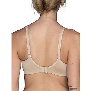 Vanity Fair Women's Wireless Bra, Soft Smoothing Fabrics, Simple Sizing Available S-3XL, Breathable Cups-Neutral, Large