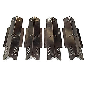 Outdoor Bazaar Set of Four Stainless Steel Replacement Heat Plates for Dyna-Glo BBQ Grill Models DGB494SPB, DGB495SDP, DGP495SDP-D, DGF493BNP, DGB495, DGB515, DGB610, DGF493, DGF510, DGF600