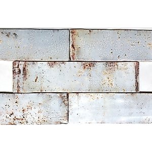 3x12 Palermo Collection Aires Glazed Ceramic Tile Backsplash Decor Wall Bath (1sf, 4pcs)