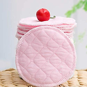 ARTIBETTER 6pcs Bamboo Nursing Pads Reusable Washable Breastfeeding Pads Breast Pad (Random Color)