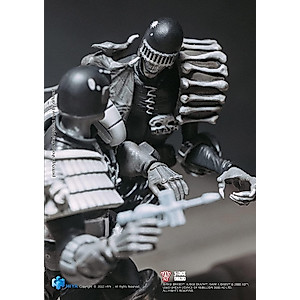 HIYA TOYS Judge Dredd vs Death (Black & White) SDCC 2022 Exclusive 1:18 Scale Action Figure 2-Pack