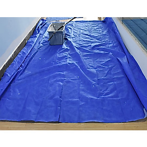 ROLLINGDOG Paint Drop Cloth - Heavy Duty and Reusable Paint Drop Cloth for Painting,Furniture & Floor Protection(Size 9 x 12 Ft - Pack of 2)