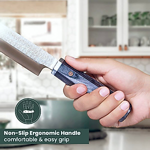 KN KNIFE NATION Sashimi Sushi Chef Knife 15 Inches for Kitchen - Ideal Chef Knife For Cutting, Filleting and Slicing Fish - Very sharp J2 Stainless Steel Blade With Elegant Color Wood Handle