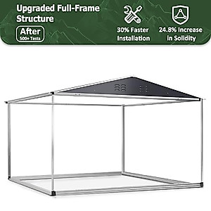 AirWire 10x8 FT Metal Storage Shed, Large Outdoor Shed with Updated Frame Structure, Garden Tool Sheds for Backyard Patio Lawn, Grey