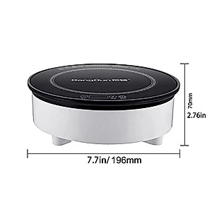 600W/120V Commercial Mini Induction Cooktop Countertop Burners Mini Induction Hot Plate Mini Electric Stove for RV & Tea Making Outdoor Abangdun