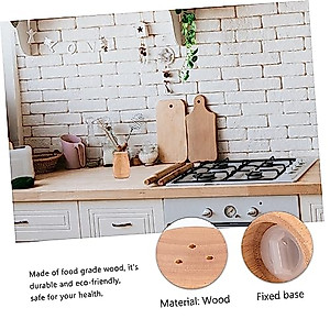 Pepper Shaker Bamboo Wooden Jar Seasoning Bottle Pepper Shakers Salt Shaker Seasoning Box Condiment Bottles Wooden Pepper Can Salt Bottle Storage Spices