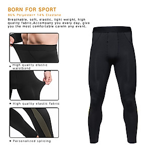 JoofEric Men's Thermal Underwear Set Fleece Lined Top and Bottom Warm Long Johns Winter Sport Suits (Black-T32, XL)