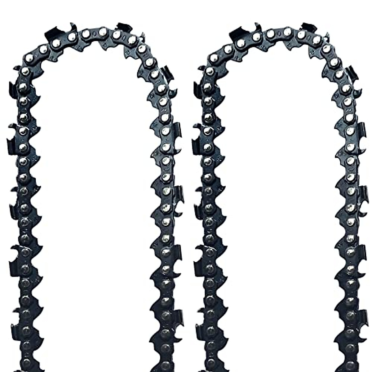 Opuladuo 2PC 6 Inch Chainsaw Chain, Replacement Chain for BLACK+DECKER Alligator Lopper LLP120, LLP120B, LP1000, NLP1800 Chain Saw - 1/4" - .050" - 42 DL