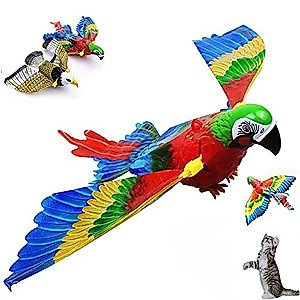 Simulation Bird Interactive Cat Toy, Cat Chew Toys for Indoor Cats, Automatic Hanging Eagle Flying Bird Funny Cat Interactive Toy Supplies for Cats Kitten Play Chase Exercise