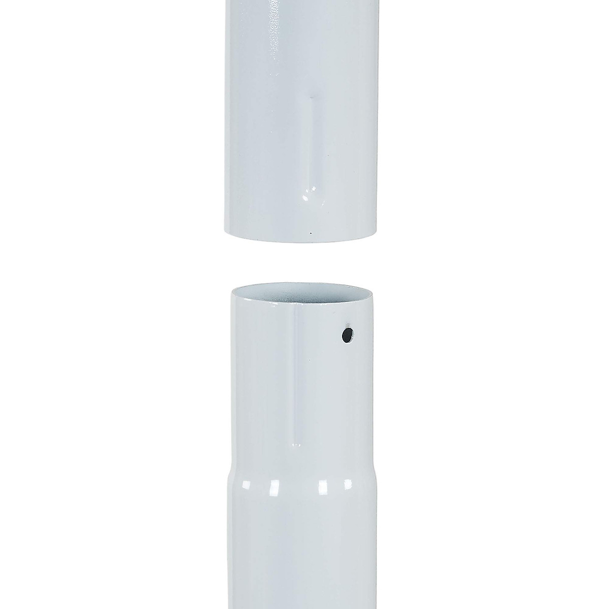 Household Essentials Outdoor Clothesline, 86 inches high, 46 inches Wide, and 3 inches deep 3-inch Diameter Post, White