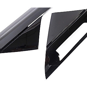 KARPAL 2 PCS A-Pillar Front Left + Right Molding Windshield Outer Trim Replacement BB5Z-7803145-AA BB5Z-7803137-AB Compatible with 2011-2019 Ford Explorer