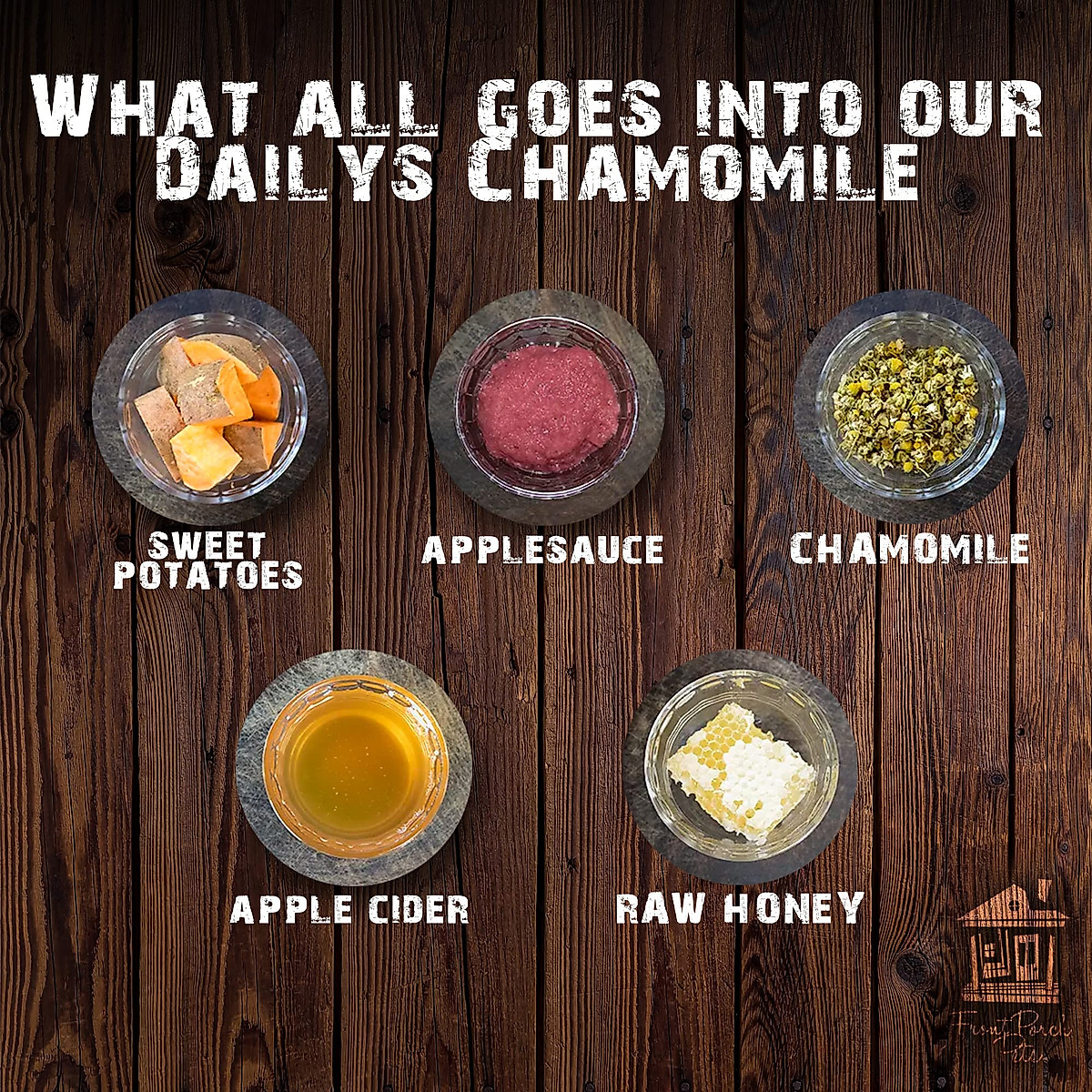 Sams Yams Sweet Potato Dog Treats, Healthy Dog Treats for Large, Medium, Small Breed Dogs, Sweet Potato Dog Chews Made in USA - Sam's Yams DAILY'S Sweet Potato Recipe Flavored with Chamomile, 7oz