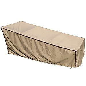 SORARA Chaise Lounge Cover Weatherproof Outdoor Porch Patio Furniture Cover, Water Resistant, 70''L x 29''W x 29''H