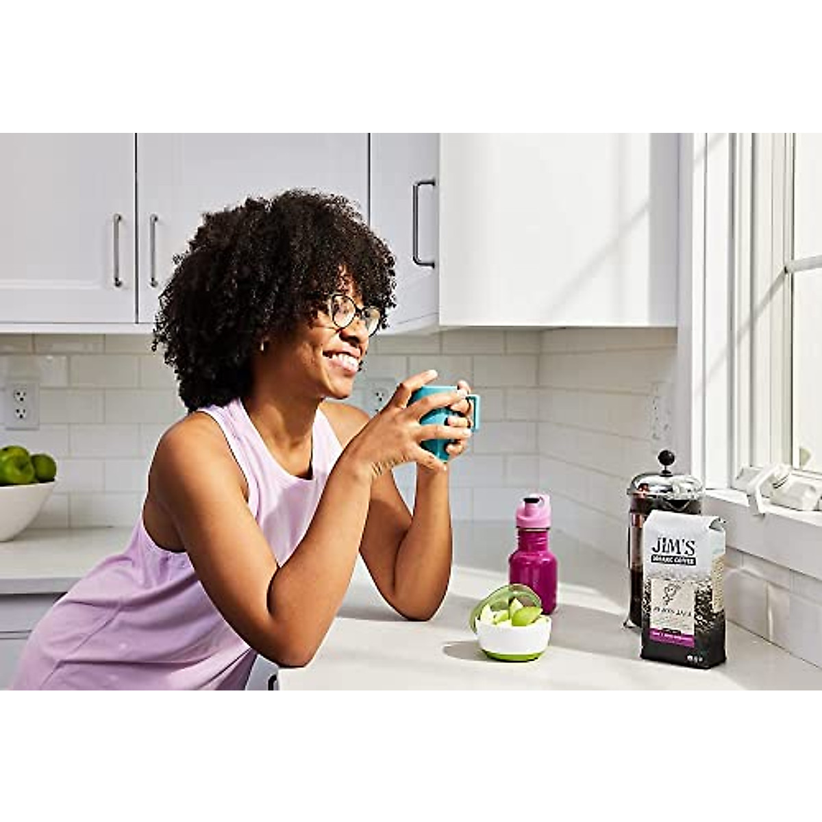 Jim’s Organic Coffee – Jo-Jo’s Java Blend – Medium/Light Roast, Ground Coffee, 12 oz Bag