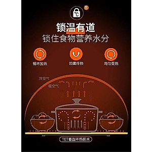 Buffet Warming Tray Hot Plate with Adjustable Temperature Control, Party Chafing Dish, Electric Food Warmer for Kitchen, Dining Room (Black 31x19inch)