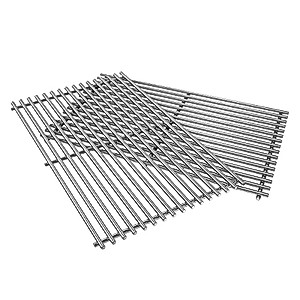 SafBbcue 66802 Genesis II Grates Replacement Parts for Weber Genesis II E-310 E-315 E-325 E-330 E-335 S-310 S-335 SE-310 SE-335 66095 Grill Grids -Stainless Steel