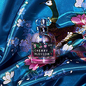 NOU Cherry Blossom Perfume – Floral Perfume with Sweet Fruity Notes – Natural Perfume for Women with Essential Oils – Fresh Smelling Perfume Cherry Blossom Perfume for Women – 1.7 fl oz EDP