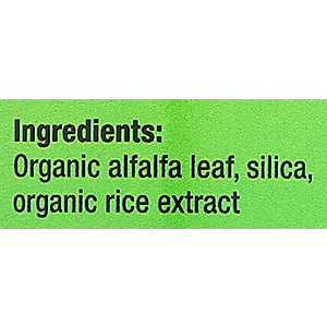 PINES Organic Alfalfa, 500 Count Tablets