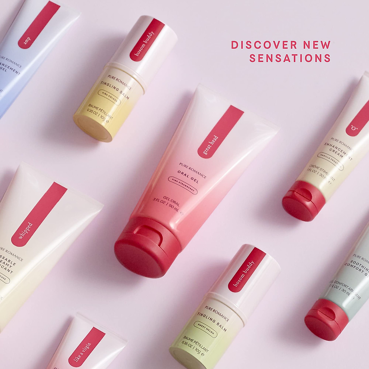 Pure Romance Just Like Me Water-Based Lube, Natural Feeling Water-Based Lubricant, Lubrication for Women and Men to Replicate Real Moisture, 3.38 Fl Oz, Original