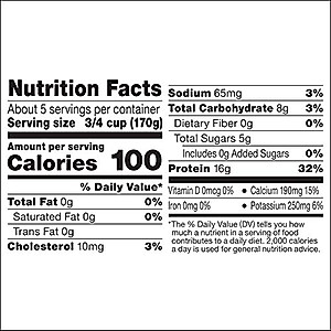 Wallaby Organic Aussie Greek Nonfat Yogurt, Plain, 32 oz. USDA Organic