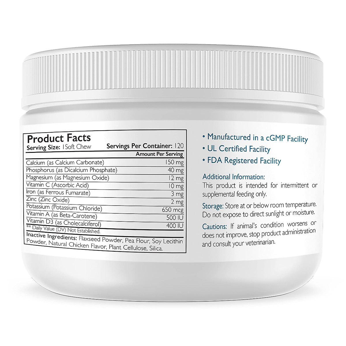 Nutrition Strength Vitamins for Nursing Dogs to Support Lactation and Post-Natal Recovery, Promote Milk Quality and Healthy Puppies with Calcium, Phosphorus, Magnesium and Zinc, 120 Soft Chews