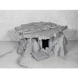 3D Printed Miniature: Badland Orc House #1 by GameScape3D